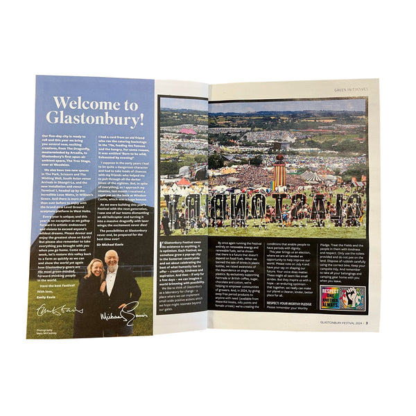 OFFICIAL GLASTONBURY 2024 SOUVENIR PROGRAMME | Glastonbury Festival