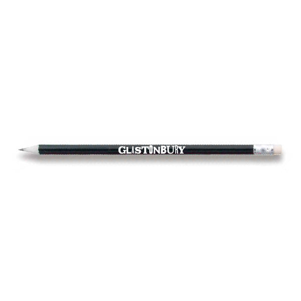 Typographic Black Pencil | Glastonbury Festival